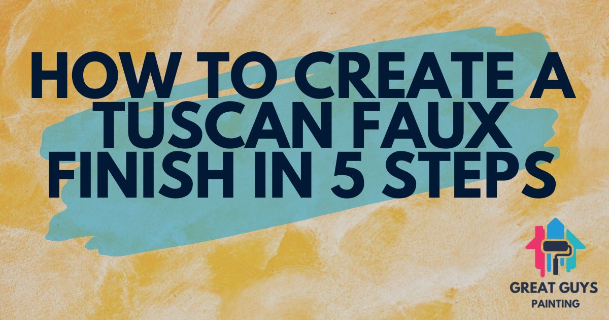 Tuscan Faux Painting Steps Hello! My Home Was Built In 1930, And The